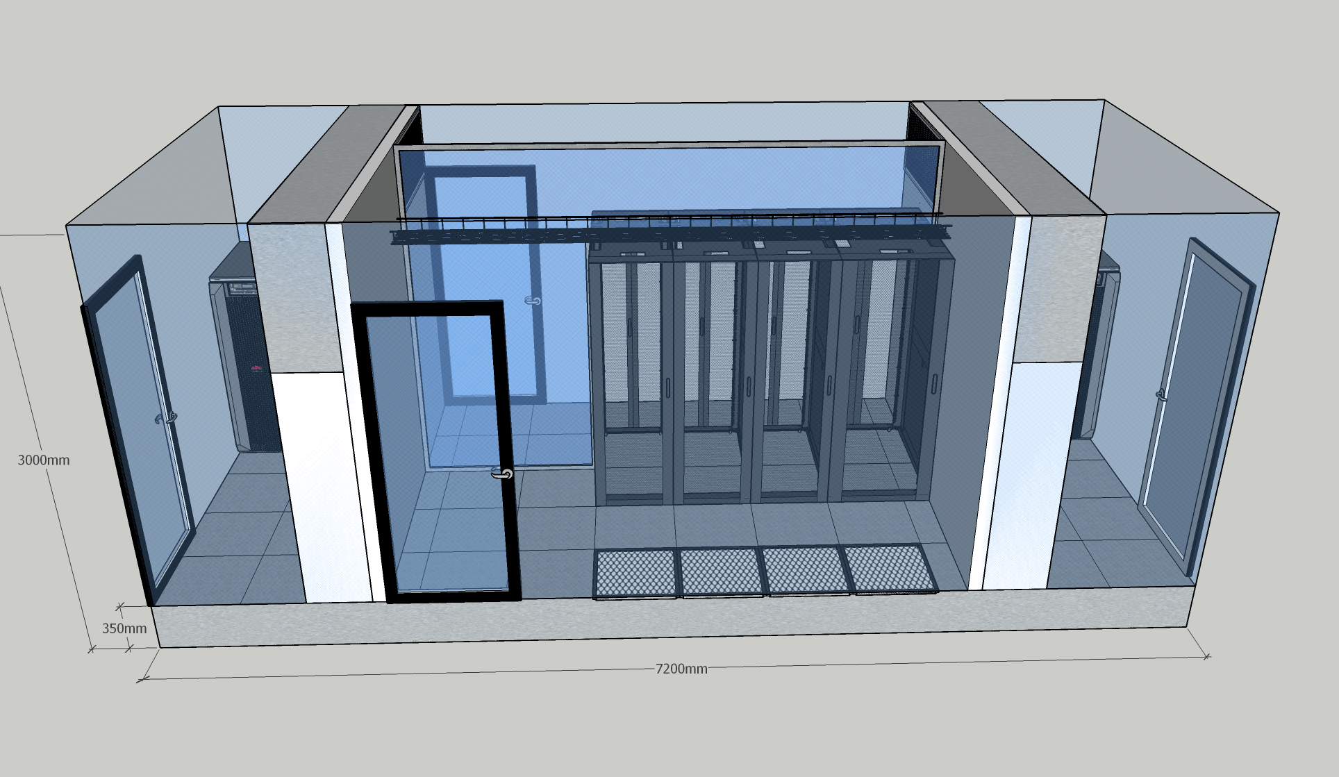 Container Modular Data Center Diagram
